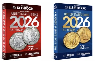 2026 Official Red/Blue Book Set US Coins Paperback - Whitman *In Stock ...