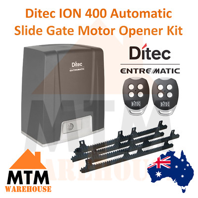 NEW Ditec ION 4 400 Automatic Slide Gate Motor Opener Kit 400KG Sliding | eBay