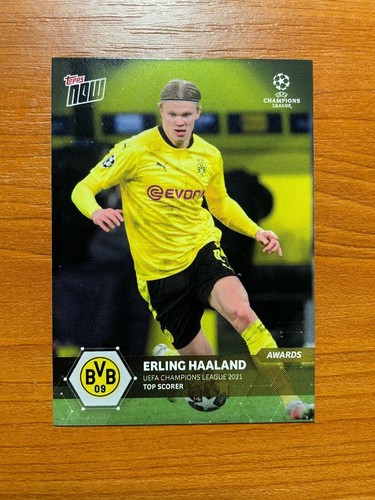 Topps Now - #87 Erling Haaland - MEILLEUR BUTEUR - Borussia Dortmund ...
