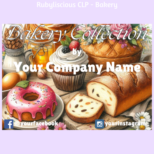 Personalised HB Bargain Box Stickers - Bakery Collection - FREE POST | eBay