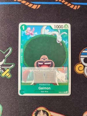EXACT CARD PICTURED Gaimon One Piece TCG EB02-012 Extra Anime 25th Eng ...