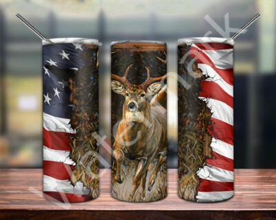 Deer Hunting 20 oz tumbler, Optional Bluetooth speaker P3897 | eBay