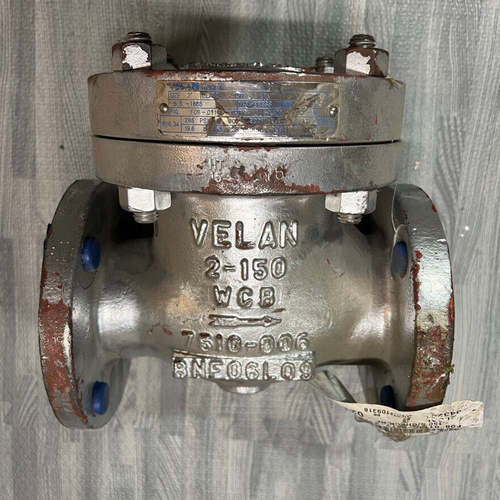 Velan Check Valve Swing Gate Flange 2" , B.S. -1868 , Class 150 , F08 ...
