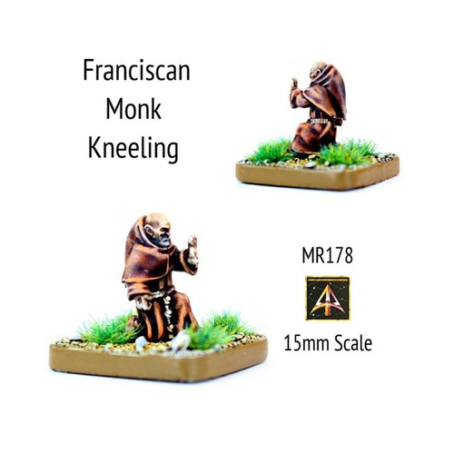 Alternative Arm Historical Mini 15mm Early 16th C Franciscan Monk Kne ...