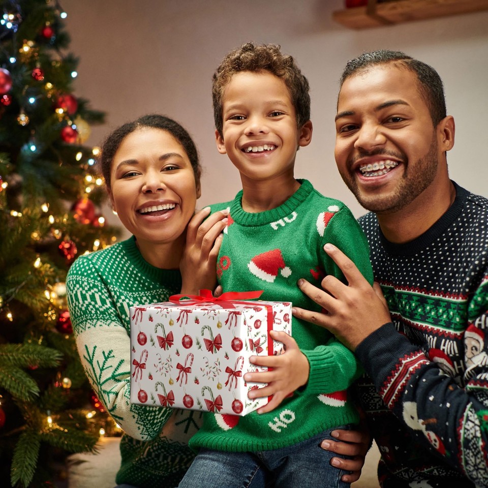 Candy Canes Christmas Wrapping Paper for Kids Adults - Holiday Gift ...