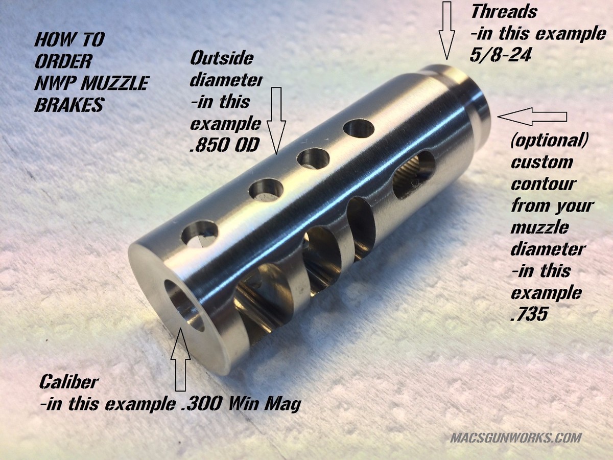 Remington 750 308 Muzzle Brake