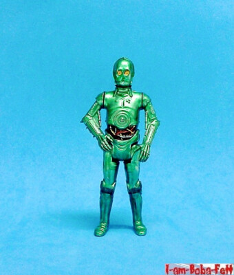 custom Star Wars METALLIC GREEN PROTOCOL DROID FIGURE 3.75 inch ...