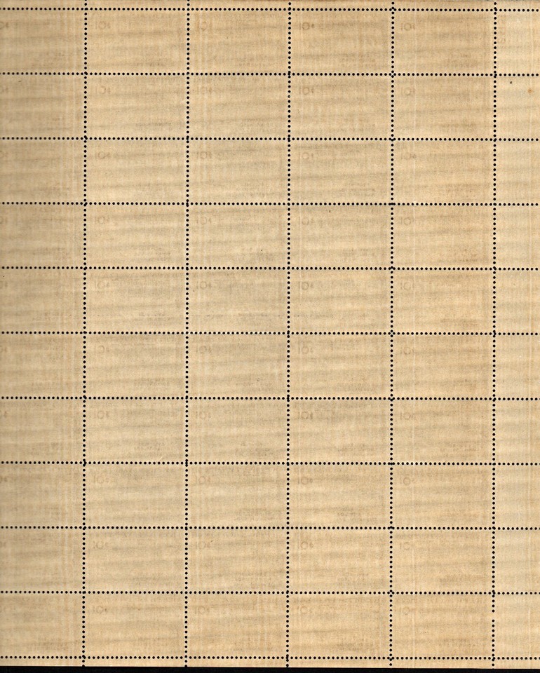 U.S. #C-42 MHN, UNIVERSAL POSTAL UNION-AIR MAIL SHEET, 50X10 Cent, $5. ...