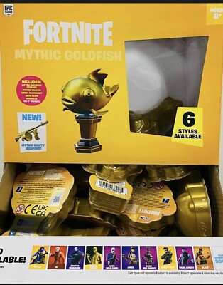 Lot 2 Epic FORTNITE Accessories Set MYTHIC GOLDFISH Blind packs NEW! | eBay