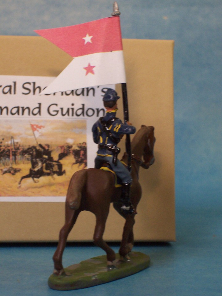 Toy Soldiers-American Civil War-ACW-Union Cavalry-Sheridan's Guidon-U.S ...