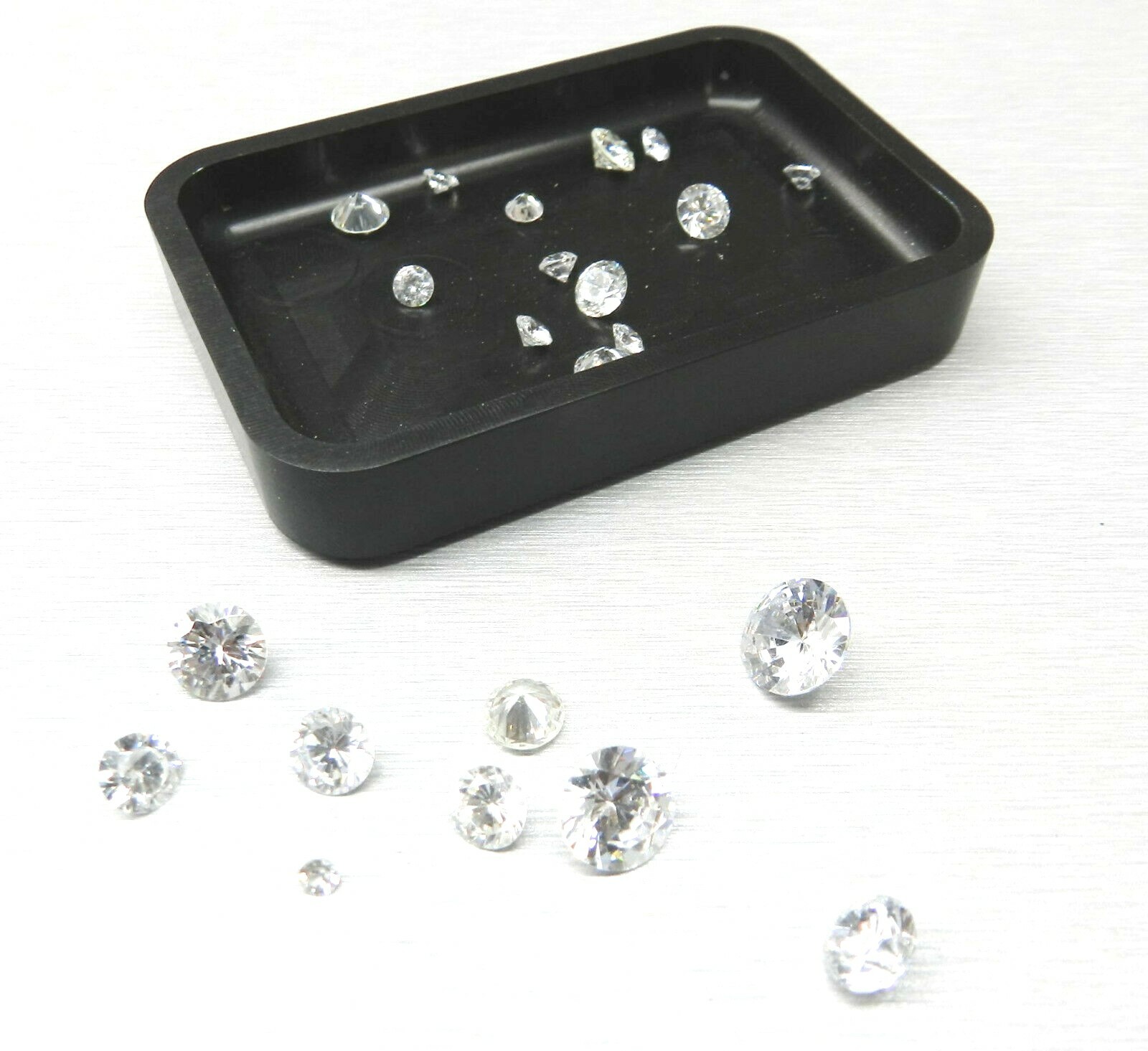 Stone Trays Stackable Machined Aluminum Sorting Stone Setting Organize ...