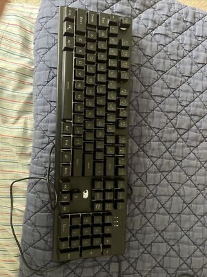 iBUYPOWER MEK 3LT RGB Mechanical Gaming Keyboard, Clicky Light Up ...