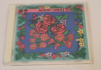 Janome Memory Card 3 Flower Series Embroidery Roses Strawberries ...