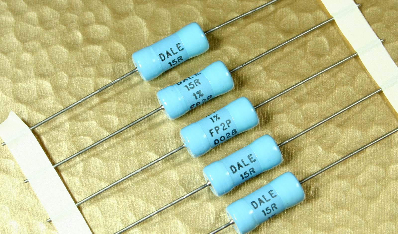 4pcs Vishay/Dale Resistor 15 ohm, 2 watt, 1%, CMF Metal Film FP2P | eBay