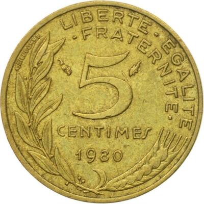 French Coin 5 Centimes | France | 1966 - 2001 | eBay