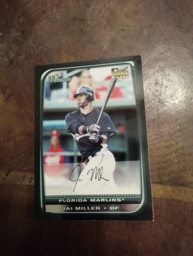 JAI MILLER 2008 BOWMAN DRAFT PICKS & Prospects (RC) #BDP50 FREE ...