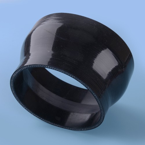 Black 4" to 5" 102 - 127 mm Straight Silicone Hose Reducer Turbo ...