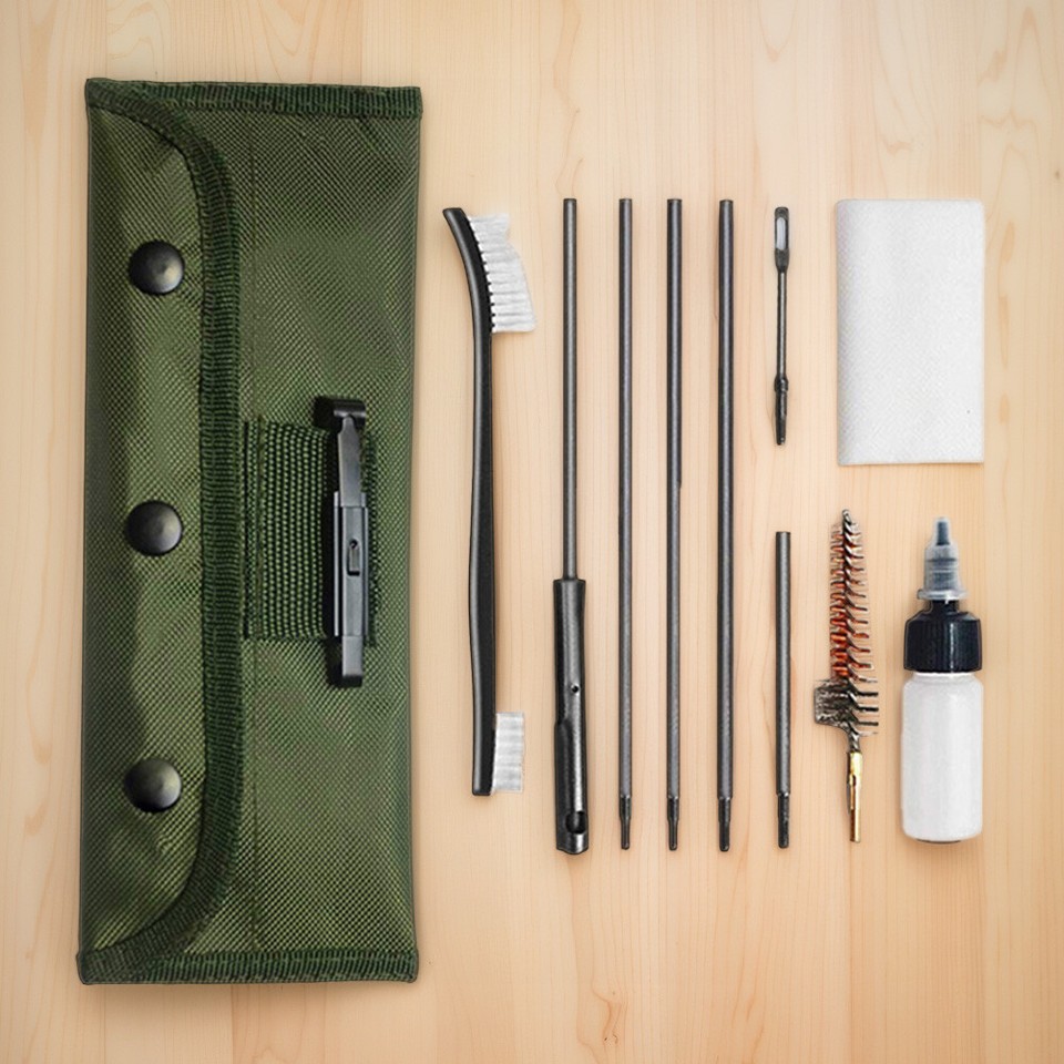 12pcs/Set Gun Barrel Cleaning Brush Kits Gun Cleaning Kits for .22LR ...
