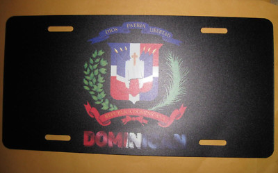 NEW Dominican Republica LICENSE PLATE 11 7/8" x 6" Metal | eBay