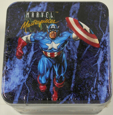 MARVEL MASTERPIECES SERIES 1 FACTORY SEALED TIN SET 30,649 of ONLY ...