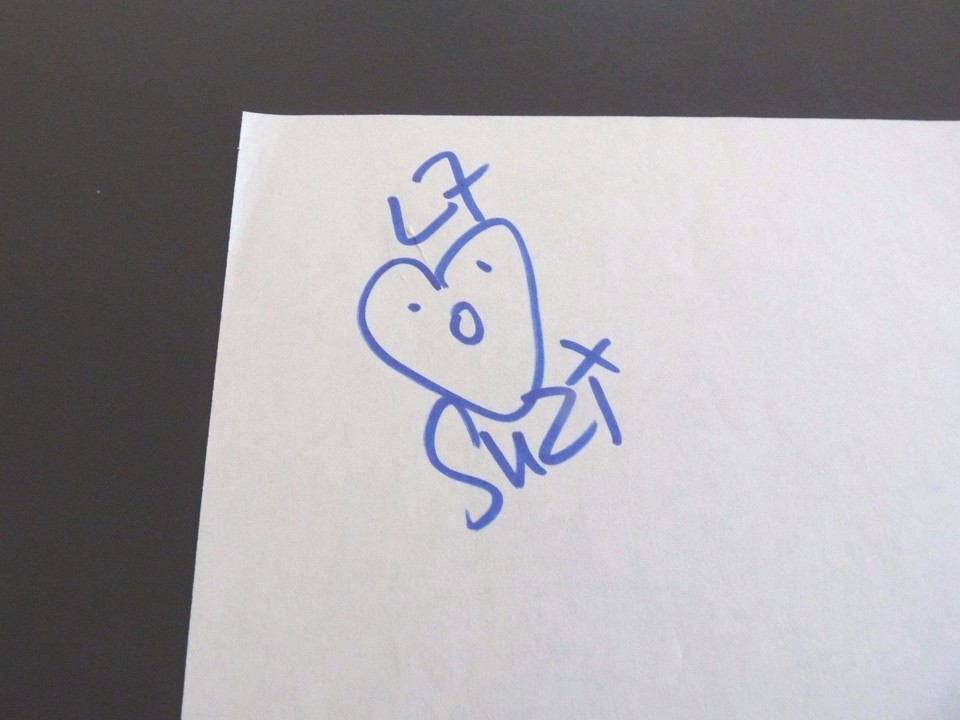 L7 Suzi Gardner Signed Autographed 8.5x11 Paper Guaranteed | eBay