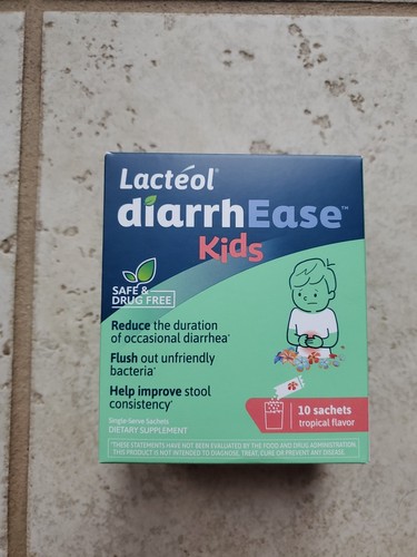 Lacteol DiarrhEase Kids 25 Sachets Tropical Flavor Lactobacillus LB New ...