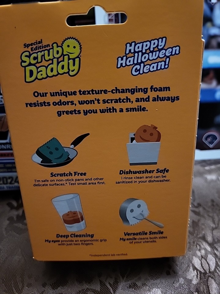 Scrub Daddy Halloween Special Edition GHOST Kitchen Sponge New NWT ...