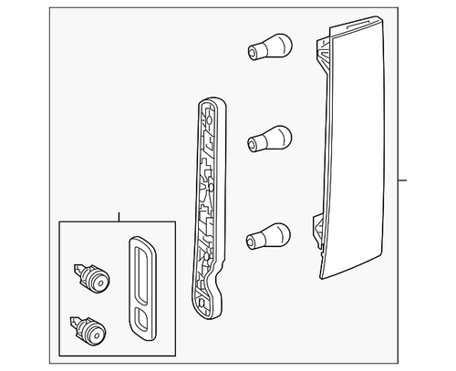 Genuine Mercedes-Benz Tail Lamp Assembly 9108205500 | eBay