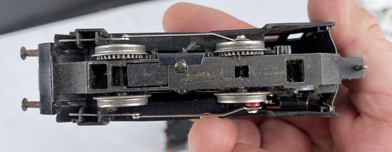 FLEISCHMANN HO SCALE 0-4-0 STEAM ENGINE AND TIN TENDER #1954 No Box | eBay