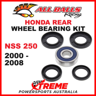 All Balls 25-1643 Honda NSS250 NSS 250 2000-2008 Rear Wheel Bearing Kit ...