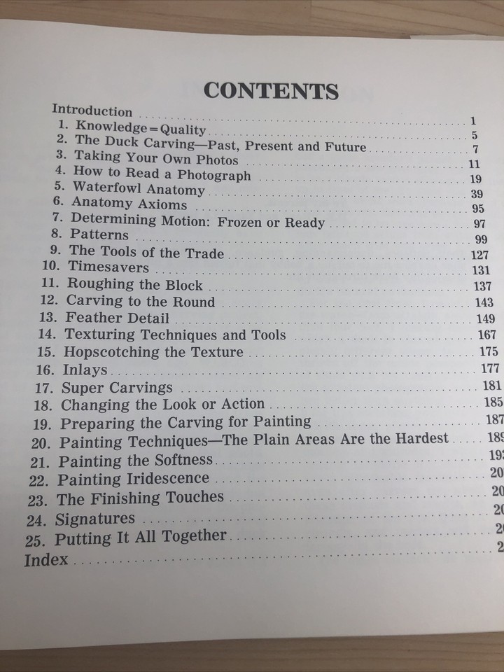 Wildlife in Wood Duck Carvers Handbook Richard LeMaster 1978 Patterns ...