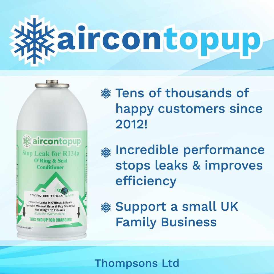 Car R134 AC Aircon Air Con Conditioning Gas Topup Recharge Refill Regas ...