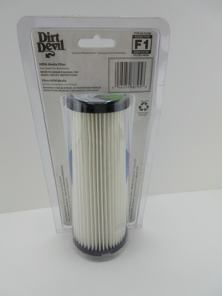 Dirt Devil F1 HEPA Filter *Fits Dirt Devil Vision, Breeze & Featherlite ...