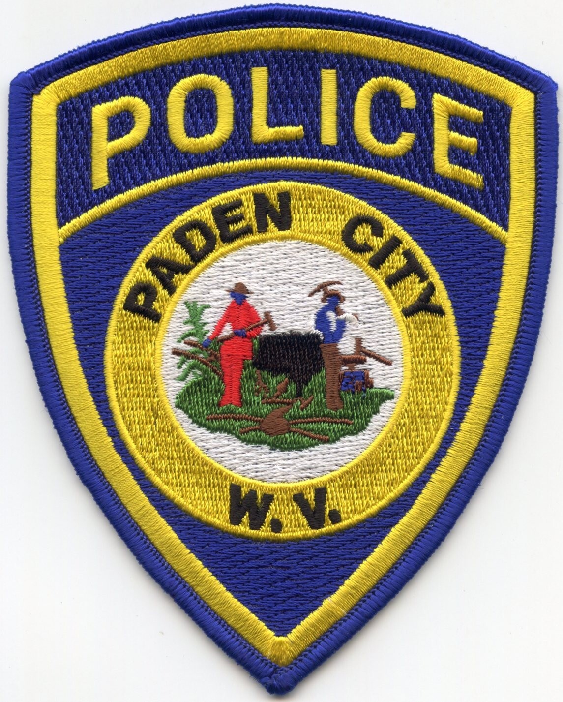 PADEN CITY WEST VIRGINIA very colorful POLICE PATCH | eBay