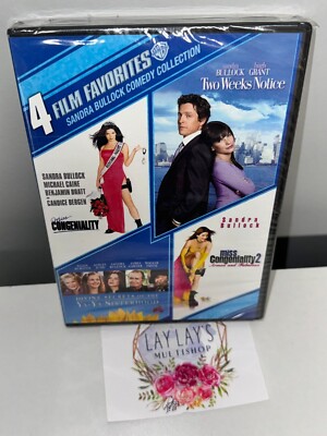 4 Film Favorites: Sandra Bullock Comedy Collection (DVD) UPC CUT - NEW ...