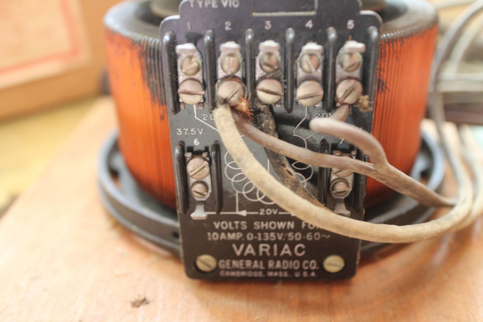 General Radio 10 AMP Variac Variable Voltage Ham Radio Tube Audio ...