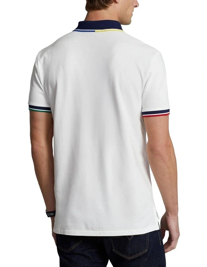 $115 POLO RALPH LAUREN Mesh Mens Polo Shirt White-2XLT. 197078006291| eBay