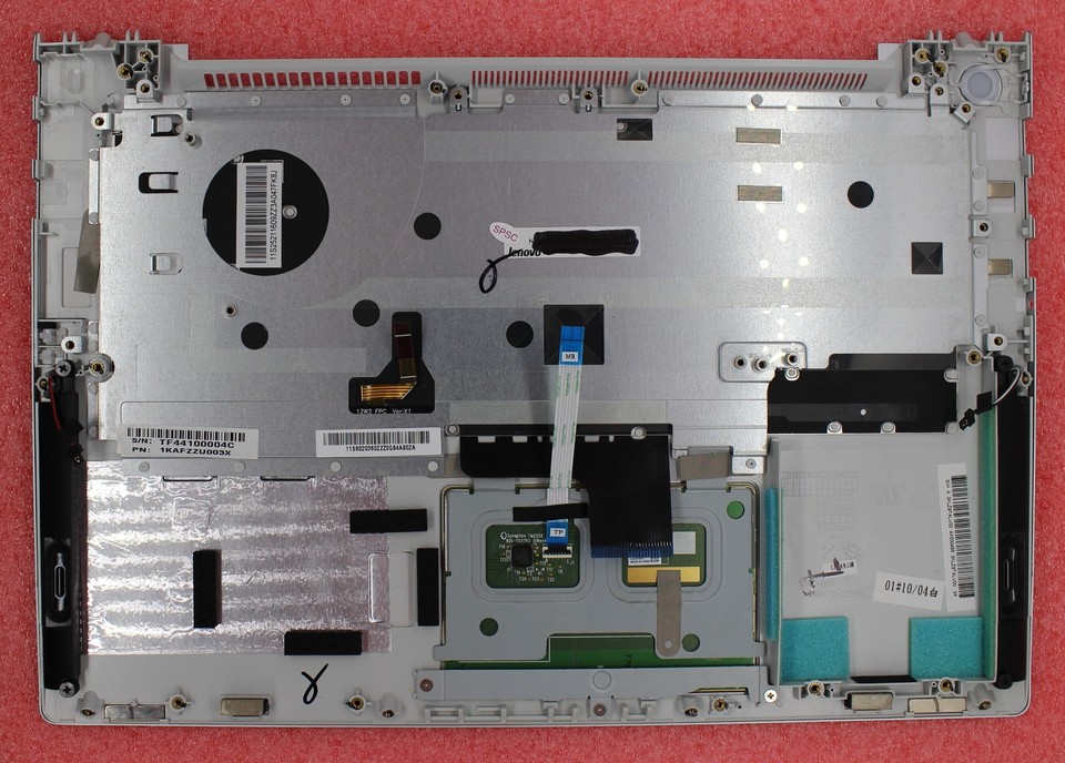 90203602 - Lenovo Lz9 Upper Case w/Keyboard Silver | eBay