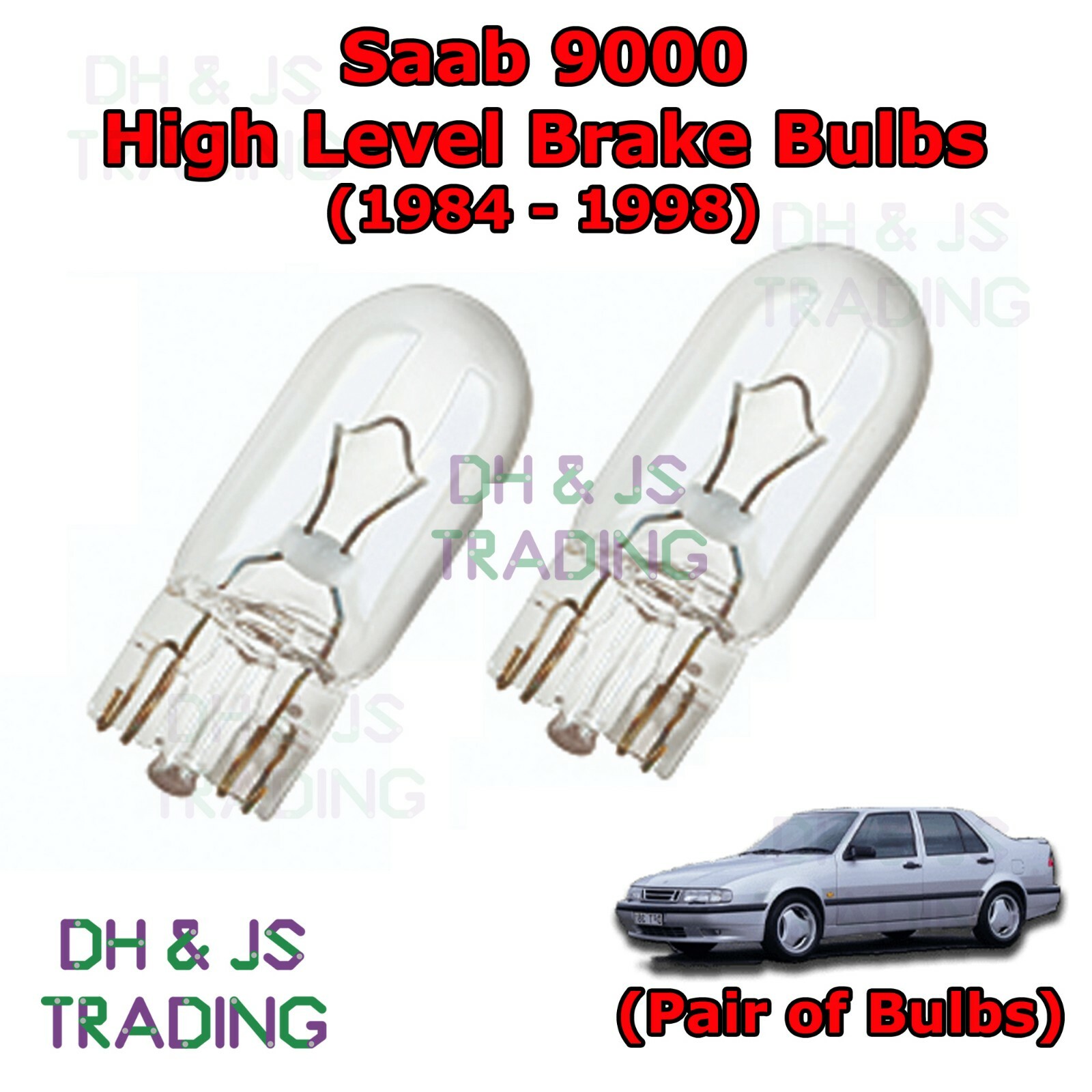 For Saab 9000 High Level Brake Light Bulbs Pair High Brake Lights Bulb ...