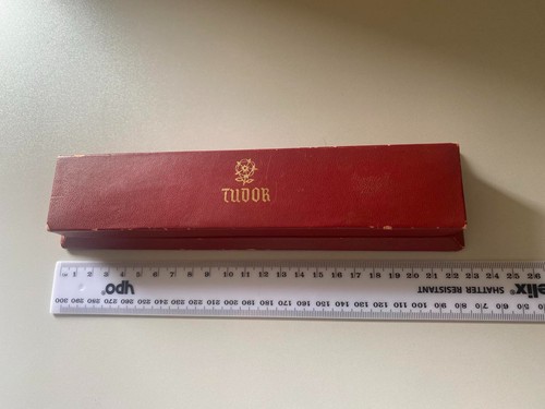 Tudor Watch Box, coffin version, big Rose logo, Very Rare Find 1940/ 50 ...