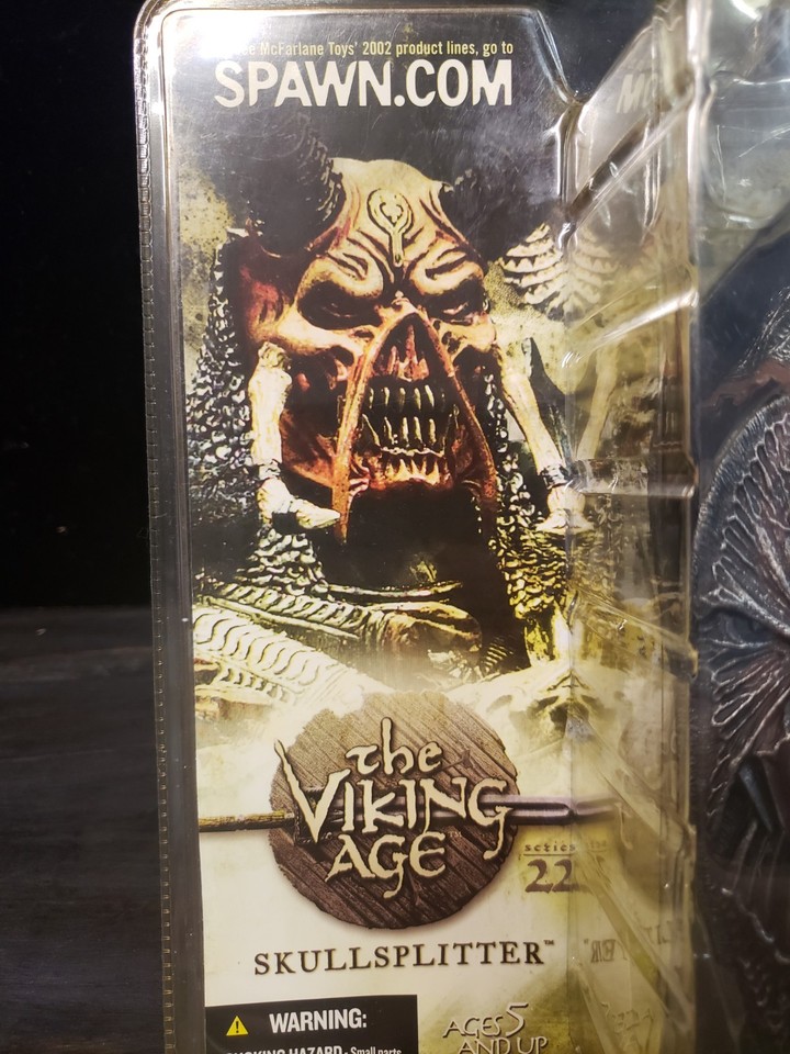 MCFARLANE TOYS DARK AGES SPAWN THE VIKING AGE SKULLSPLITTER 2002 NEW ...