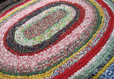 Toothbrush Rag Rug Instructions for OVAL Rug plus Wooden toothbrush ...