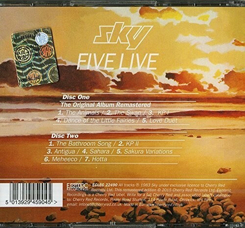 SKY - FIVE LIVE 2 CD NEW+ | eBay