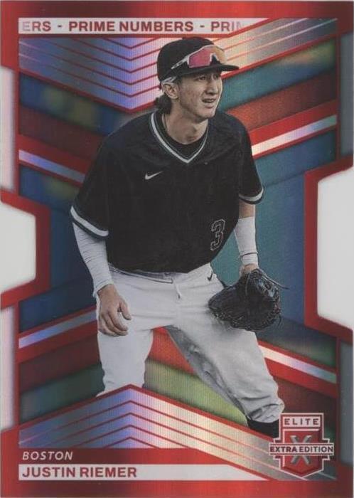 2023 Panini Elite Extra Edition - Justin Riemer #52 Prime Numbers A Die ...