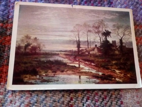 PAINTING FEBRUARY FILL DYKE, BENJAMIN LEADER, BIRMINGHAM CITY MUSEUM ...