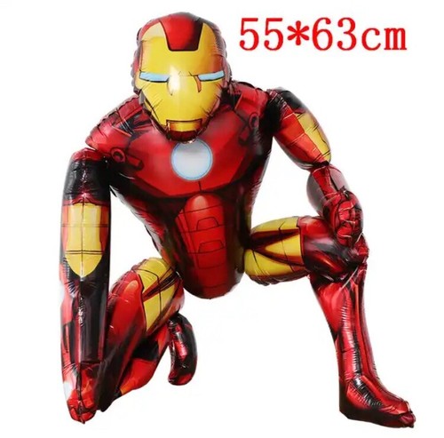 Superhero Iron Man Large Self Stand Balloon Birthday Party Helium Kids ...