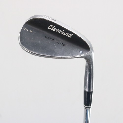 Cleveland RTX-3 V-LG Black Satin Lob Wedge 60 Deg 60.6 Steel Wedge Flex ...