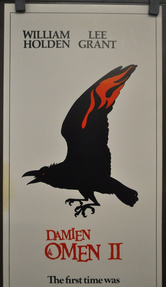 DAMIEN: OMEN II 1978 ORIGINAL 14X36 MOVIE POSTER WILLIAM HOLDEN LEE ...