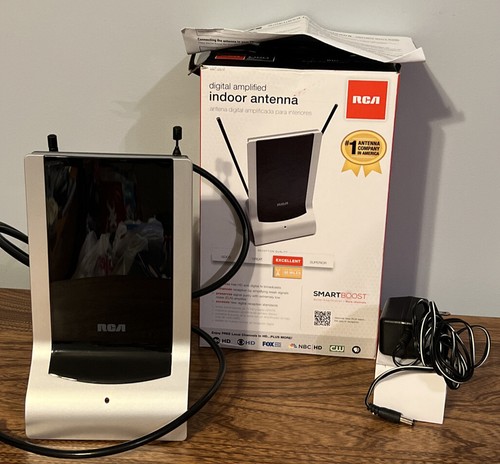 RCA Amplified Indoor HDTV Antenna ANT1251 *UNTESTED (powers on)* | eBay