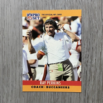 1990 NFL Pro Set 'ERROR' | Ray Perkins | #319 | Tampa Bay Buccaneers | eBay